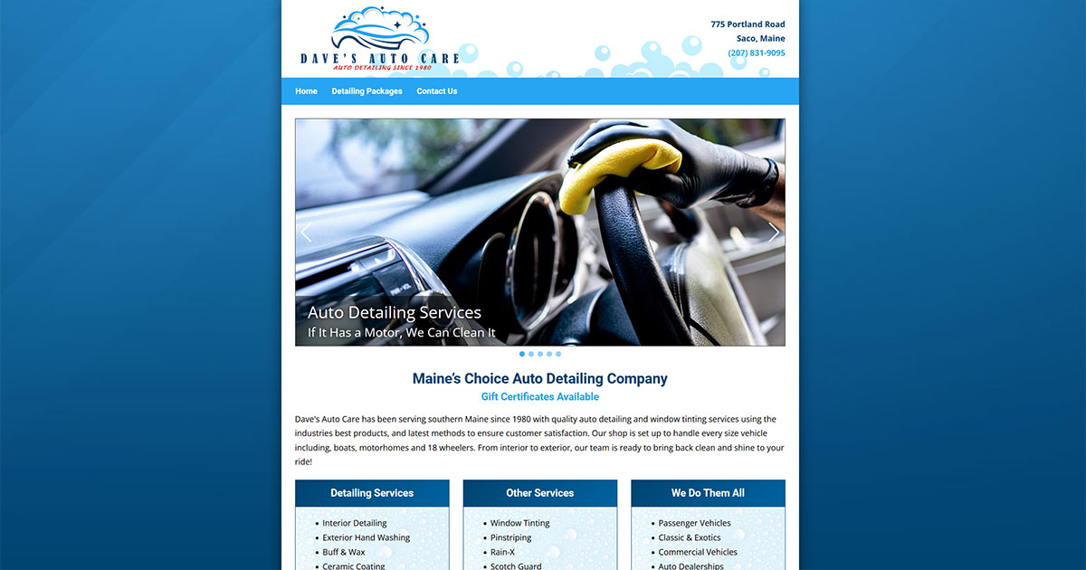 Dave's Auto Care, Auto Detailing Services, Ceramic Coating, Fleet ...